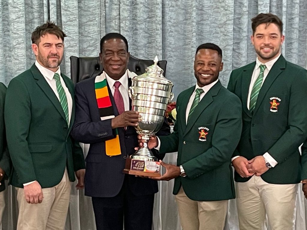 Zimbabwe Sables Honored by President Mnangagwa for Historic Rugby ...